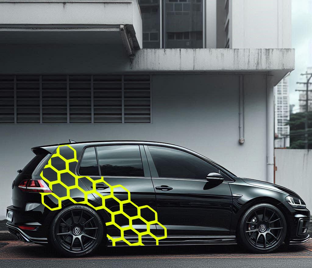 Negraphx | Universal Hex/honey Comb Decal Kit #2 - Etsy