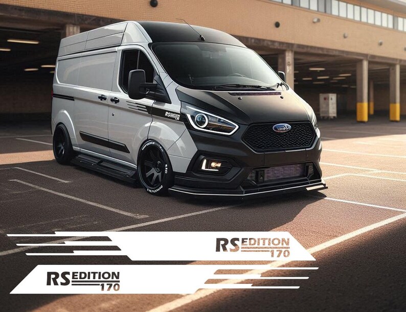 Negraphx Ford Transit Custom SWB/LWB Side Wing Decals High Quality ...