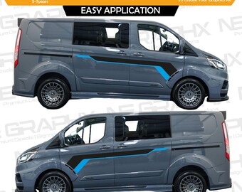 Negraphx | Ford Transit Custom Pinstripe Side Door Decal | High Quality ...