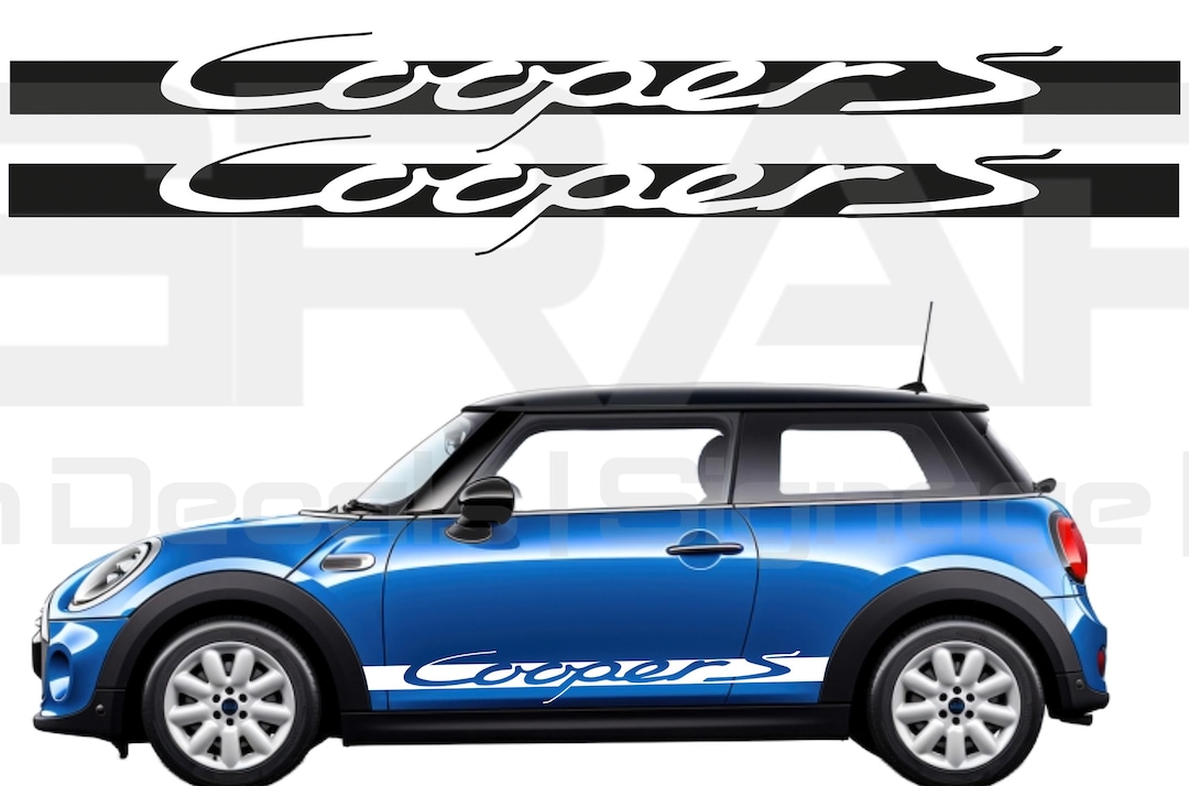 Negraphx Mini Cooper S Side Stripes High Quality Decals - Etsy