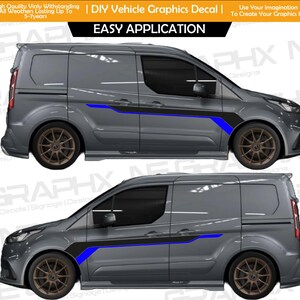 Negraphx | Ford Transit Connect MSRT Side Door Decals | High Quality ...