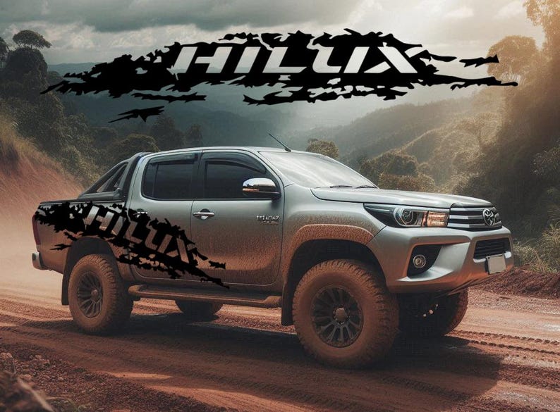 Negraphx Toyota Hilux XL Side Decals High Quality Decals - Etsy