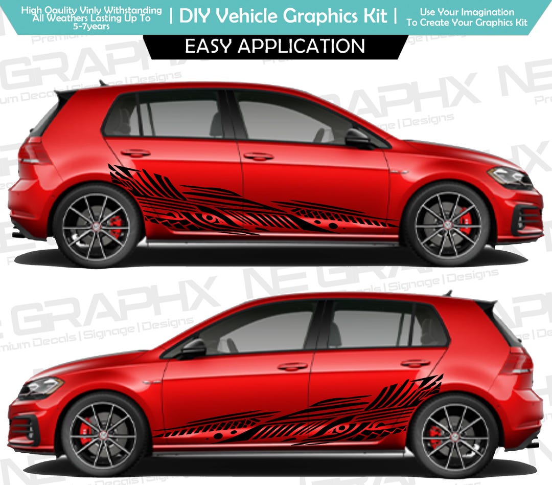 Negraphx | Universal Decal Kit, Drift Racing Decal, Car Sticker, JDM ...