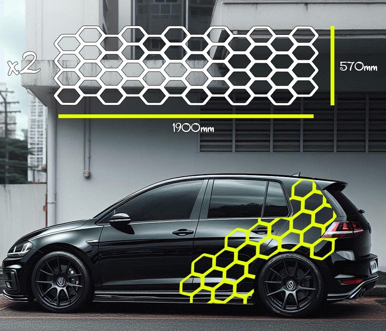 Negraphx | Universal Hex/honey Comb Decal Kit #2 - Etsy