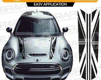 Negraphx | Mini Cooper Union Jack Roof Decal | High Quality Decals - Etsy