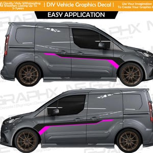 Negraphx | Ford Transit Connect MSRT Side Door Decals | High Quality ...
