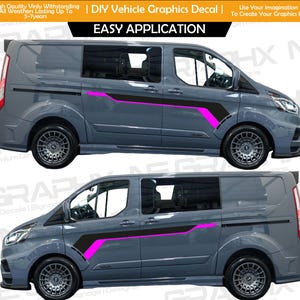 Negraphx | Ford Transit Custom MSRT Side Door Decals | High Quality ...