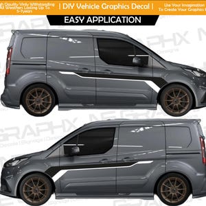 Negraphx | Ford Transit Connect MSRT Side Door Decals | High Quality ...