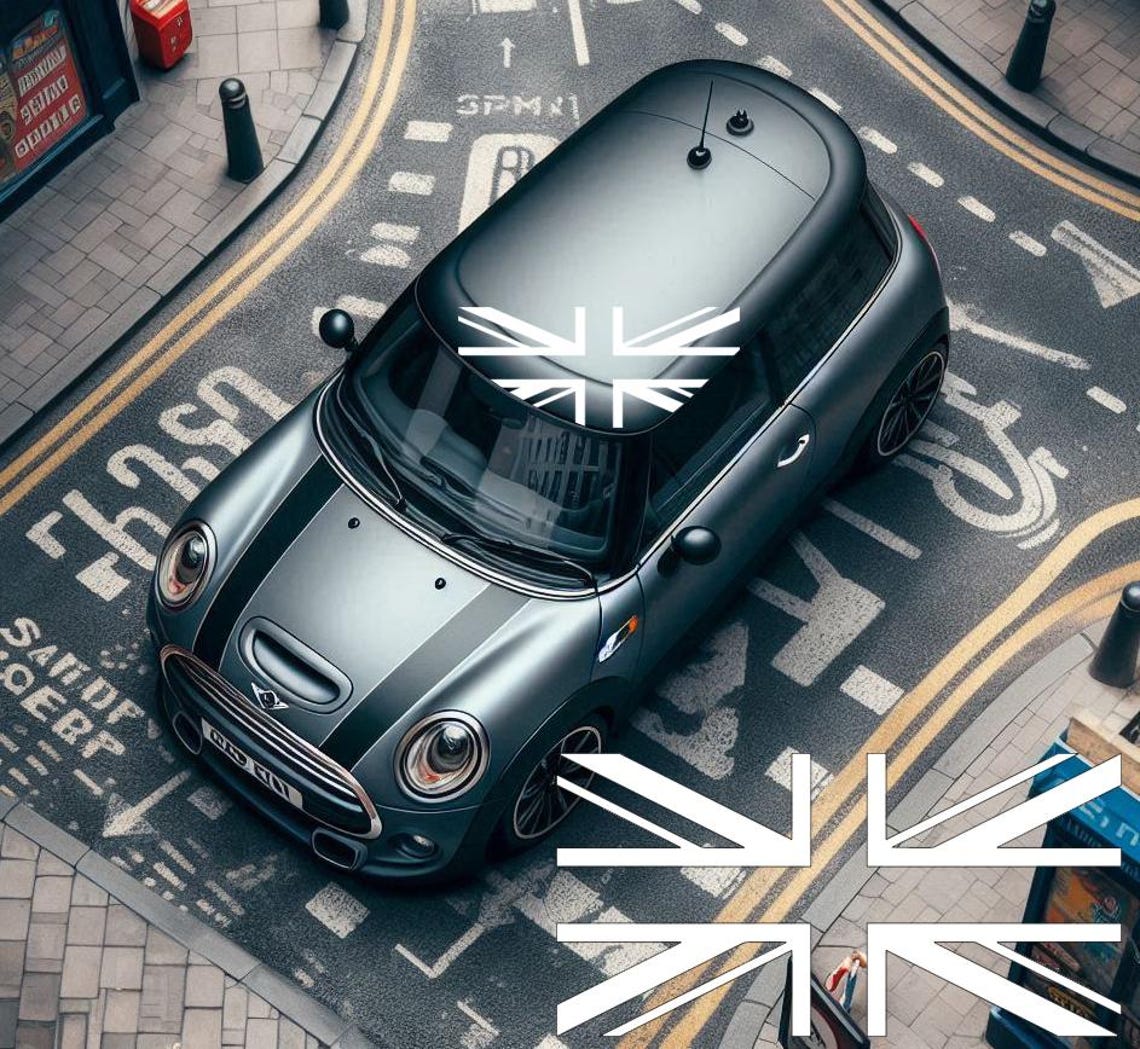 Negraphx | Mini Cooper Union Jack Roof Decal | High Quality Decals - Etsy