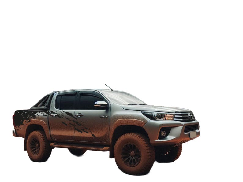 Negraphx Toyota Hilux Mud Side Decals High Quality Decals - Etsy