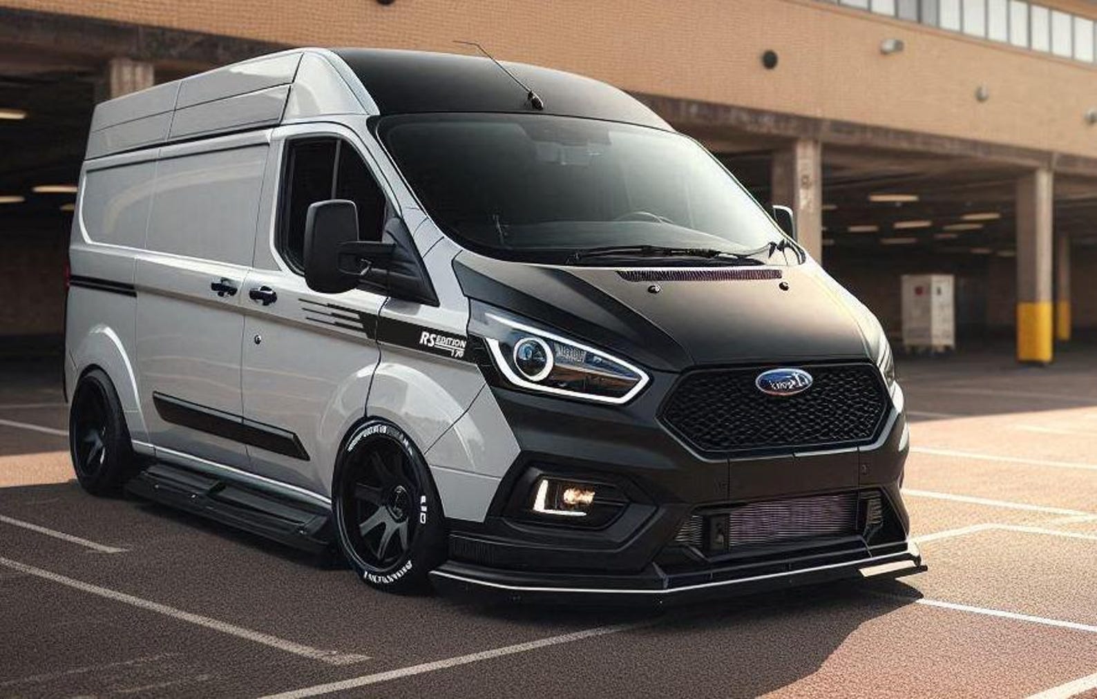 Negraphx Ford Transit Custom SWB/LWB Side Wing Decals High Quality ...