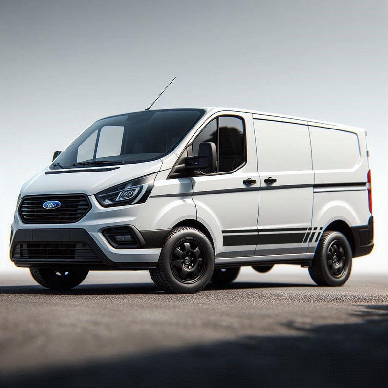 Negraphx | Ford Transit Custom Thick Stuttered Side Stripes | High ...