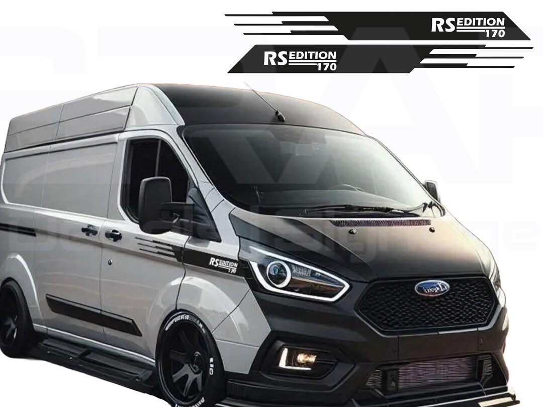 Negraphx Ford Transit Custom SWB/LWB Side Wing Decals High Quality ...