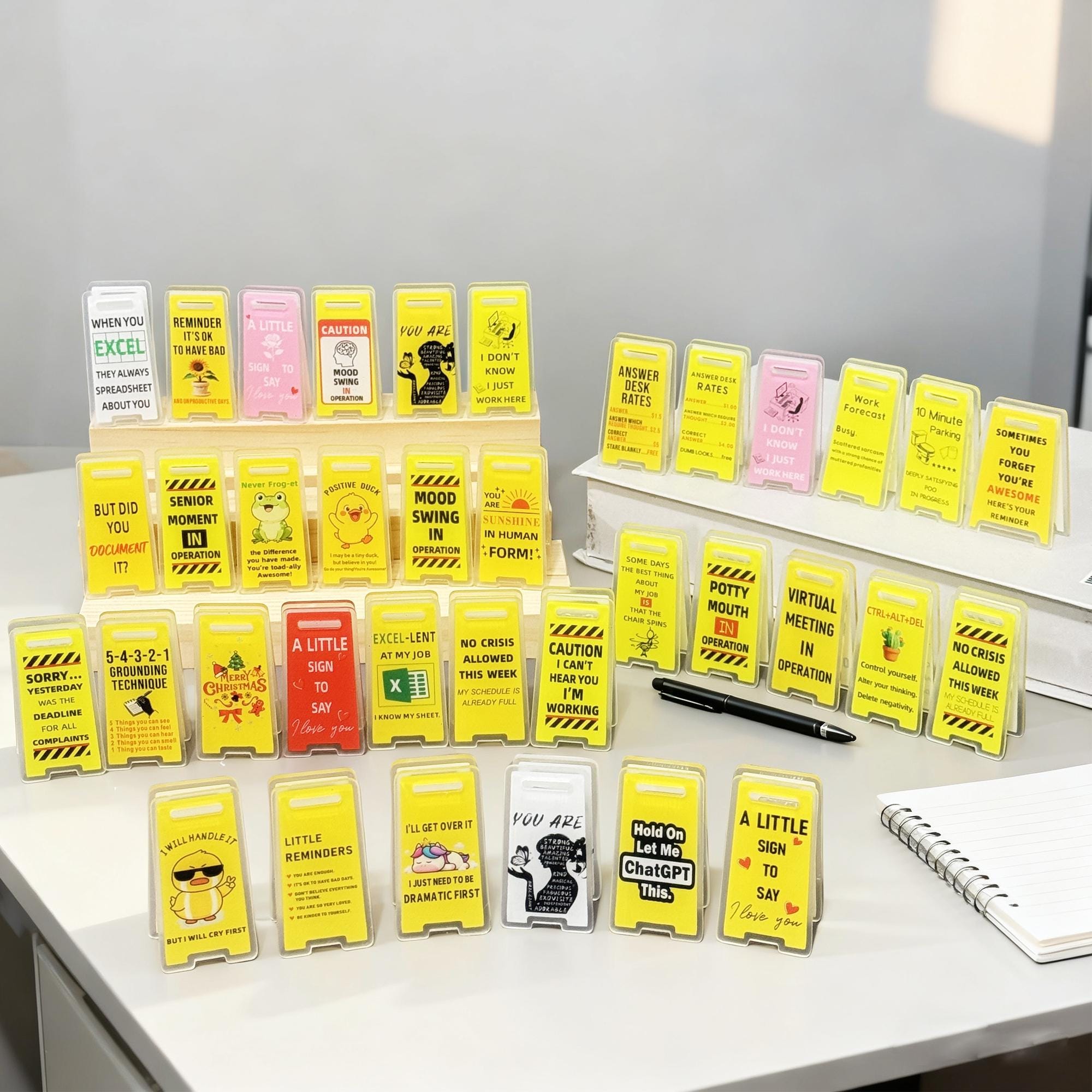 Funny Mini Office Desk Signs,workspace Desk Accessory,humorous Gift for ...