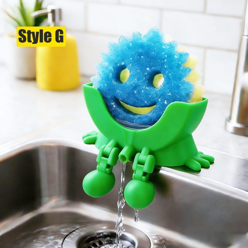 3d-printed Funny Peeing Scr*b Dad*y Holder,smiley Face Dishwashing ...