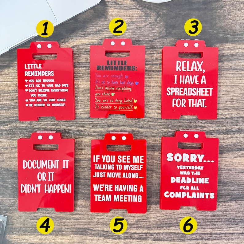 Funny Office Desk Signs,warning Desk Signs,work Forecast,little ...
