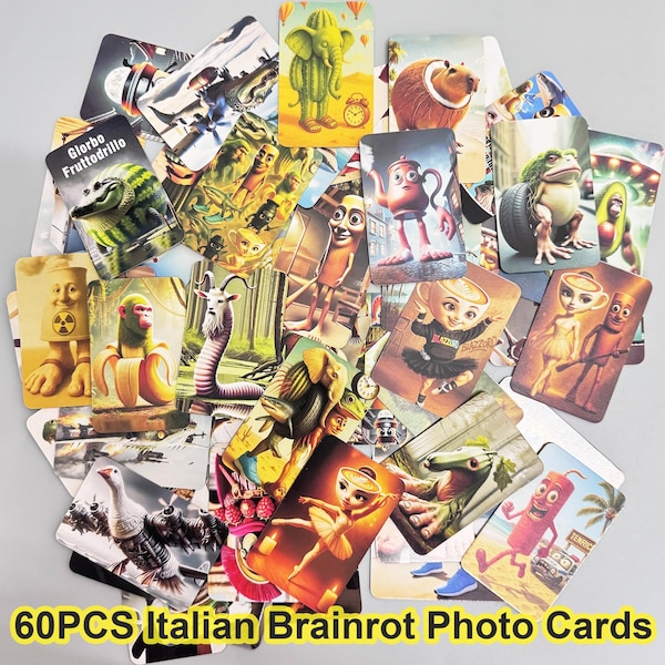 Italian Brainrot Salt and Pepper - Etsy Canada