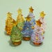 Handmade Stained Glass Christmas Tree Statue,mini Crystal Xmas Tree ...