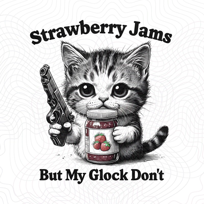 Strawberry Cat - Etsy