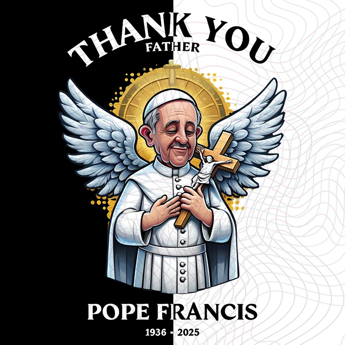 Rip Pope Francis Thank You Father PNG File, RIP Pope Francis PNG ...