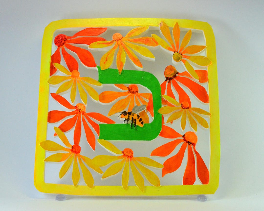 Kaf 3D Hand Painted Wall Art - Etsy