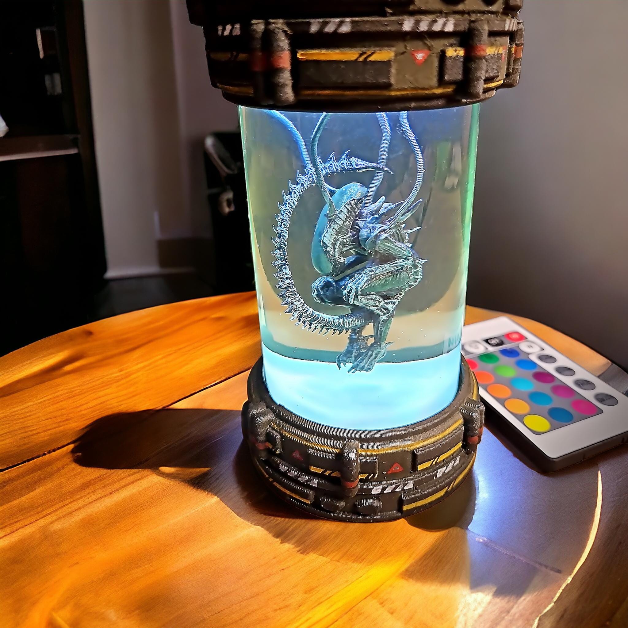 Handmade Alien Biolab Epoxy Resin Lamp, Movie Theme - Etsy