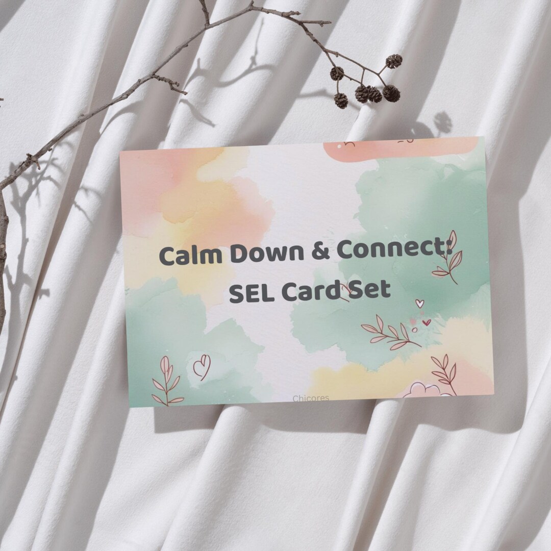 Toddler Calm Down Cards Printable | Social Emotional Learning SEL | Gentle Parenting Script ...