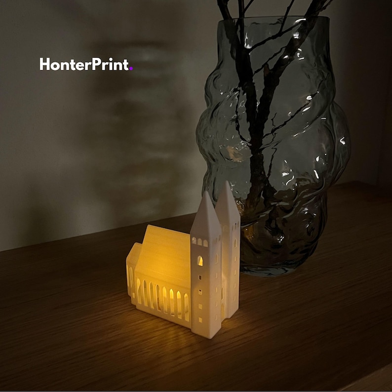 3D Printable Cathedral LED Candle Holder STL File (digital Download) - Etsy