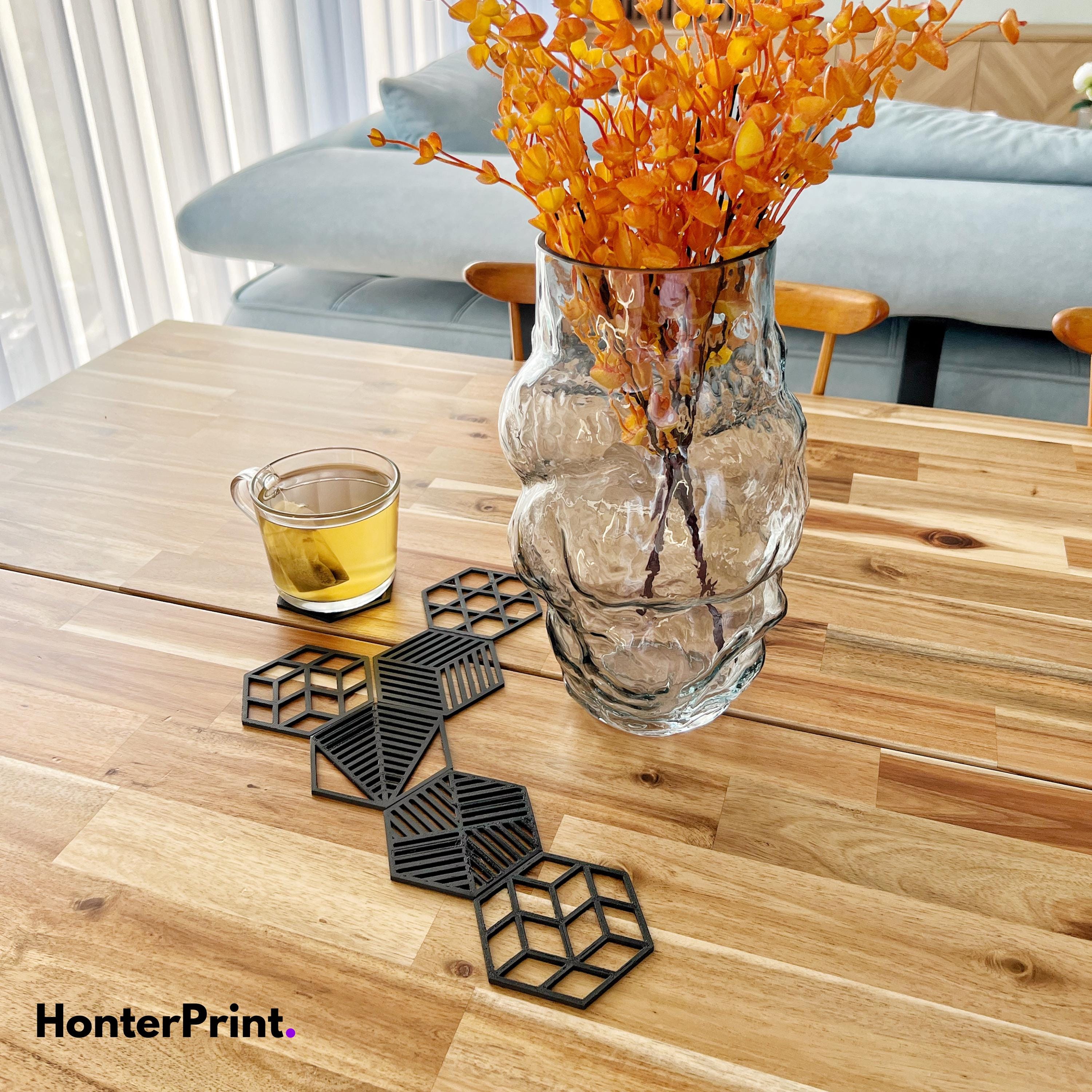 3D Print Stl Files Coaster Set, Mosaic Coaster Set for 3D Printer ...