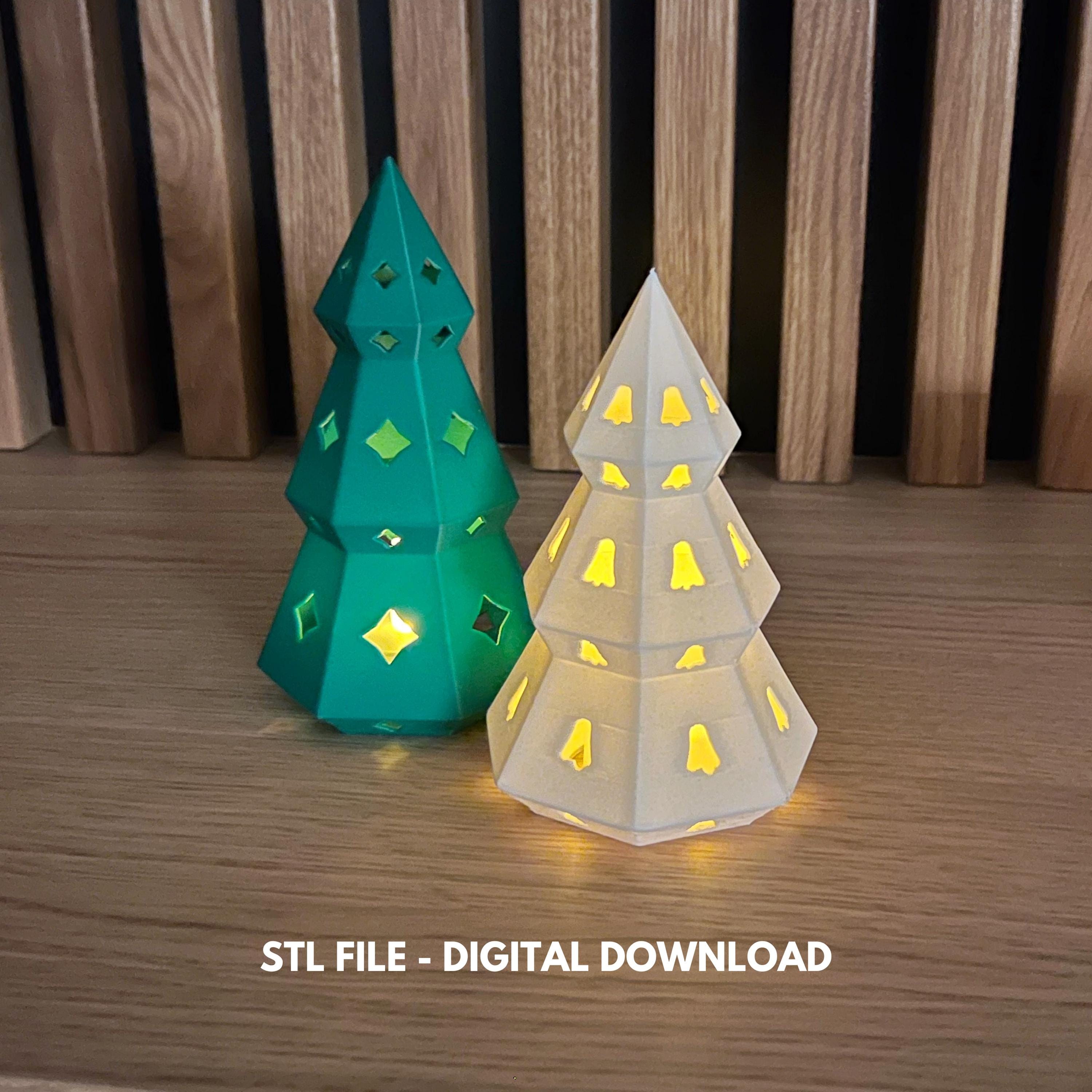 Christmas Trees 3D Stl Files, 3D Christmas Print Files, Christmas Tree ...