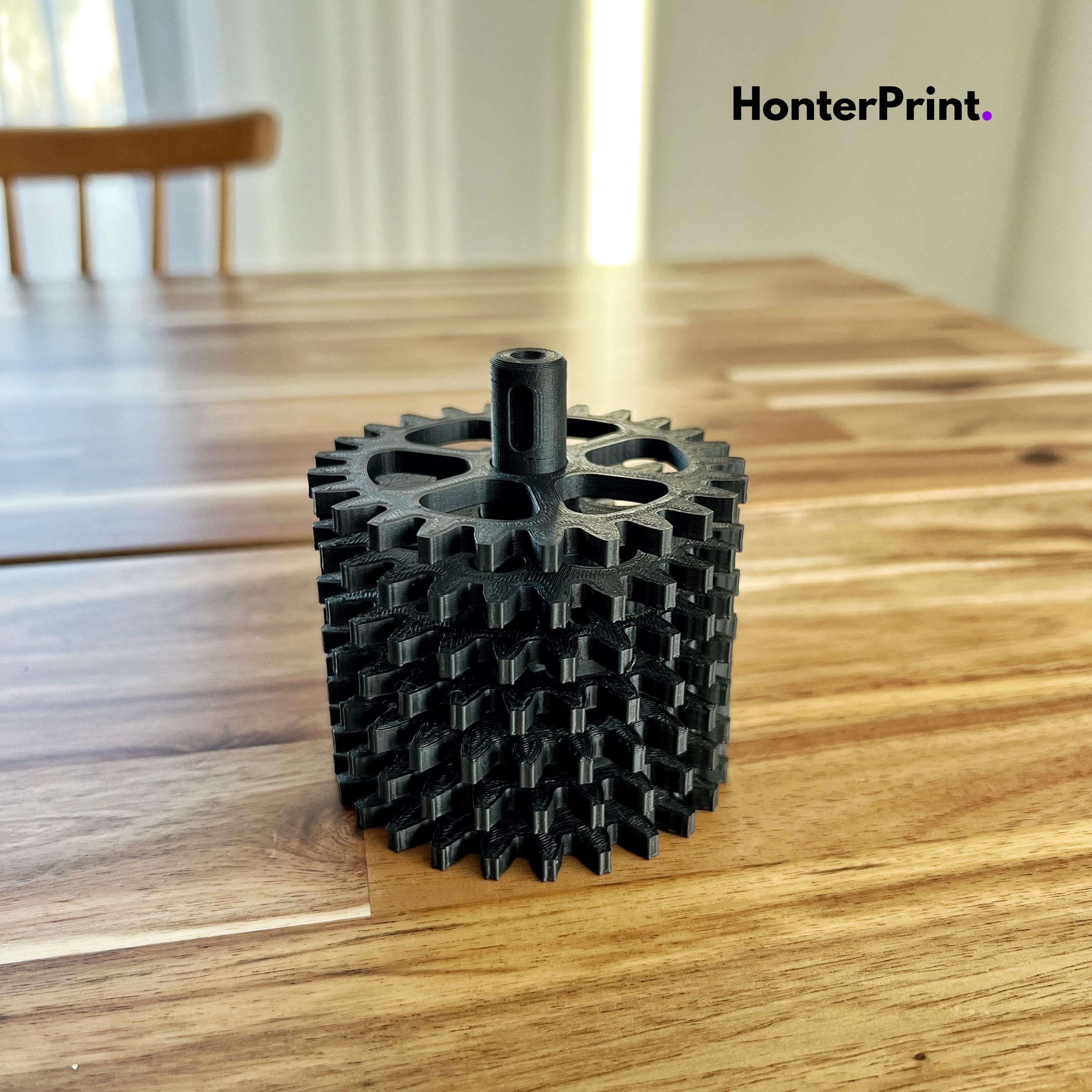 3D Printable Stl Files Coaster Set, Gear Coaster STL Files for 3D ...