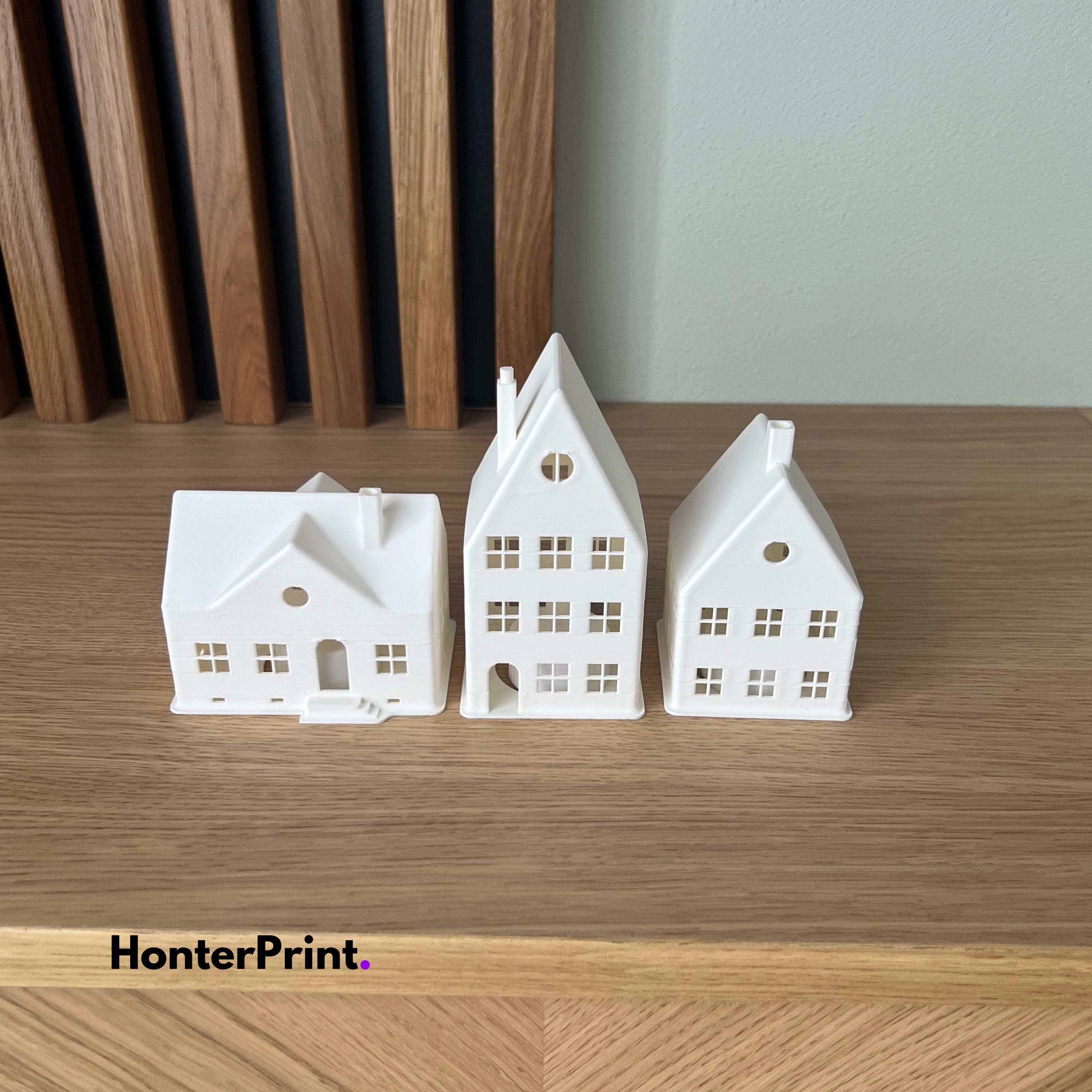 Christmas Houses 3D Stl Files, 3D Christmas Print Files, Holiday ...