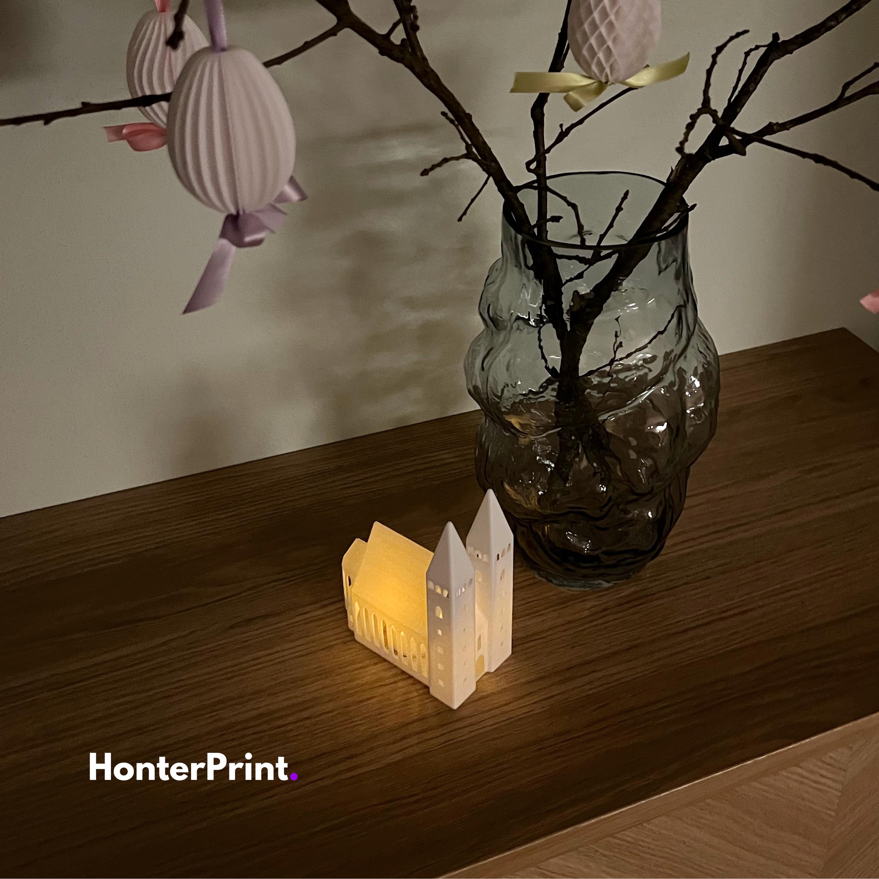 3D Printable Cathedral LED Candle Holder STL File (digital Download) - Etsy