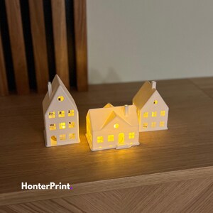 Christmas Houses 3D Stl Files, 3D Christmas Print Files, Holiday ...