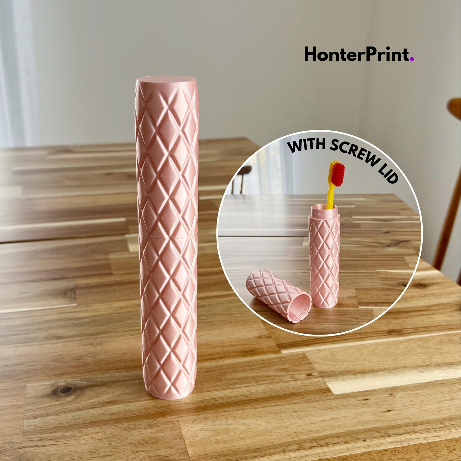 Toothbrush Case STL File for 3D Printing, Digital Download Storage Box ...