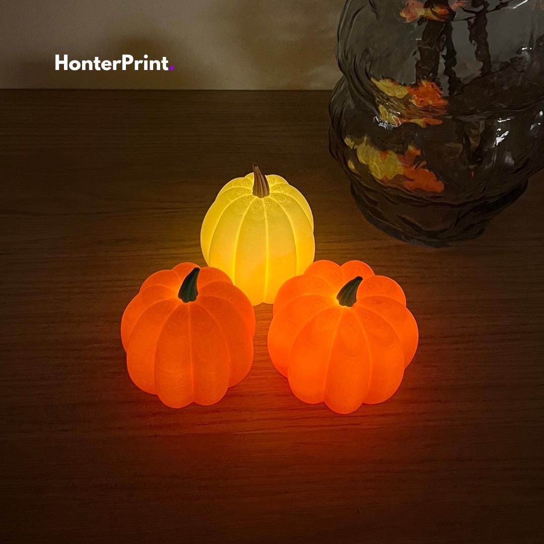 Pumpkin Lanterns 3D Stl Files, 3D Halloween Print Files, Autumn Fall ...