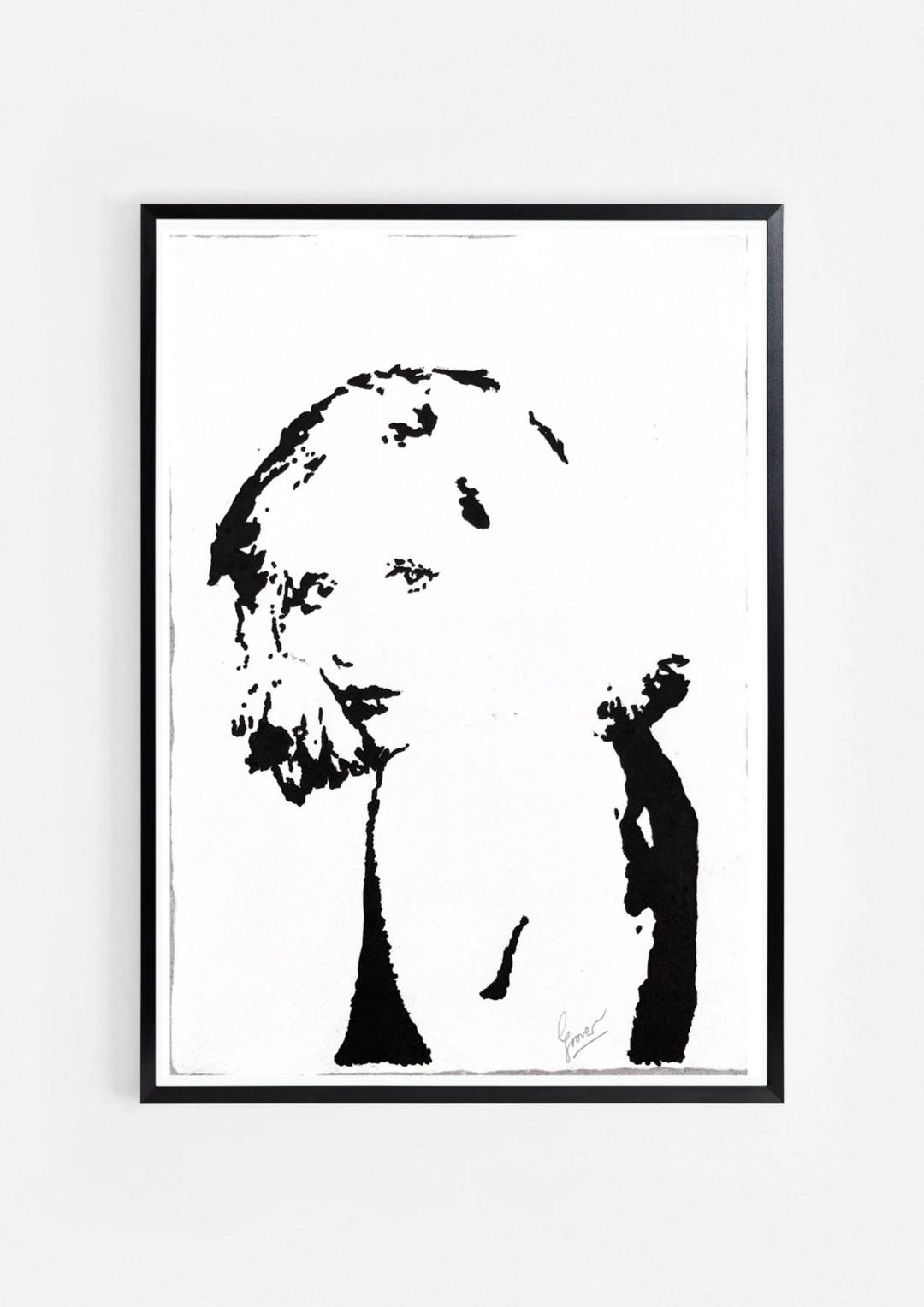 Debbie Harry Vintage Art Fan Art Hand Drawn Ink on Paper Gifts for Her ...