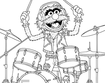muppets beaker coloring pages