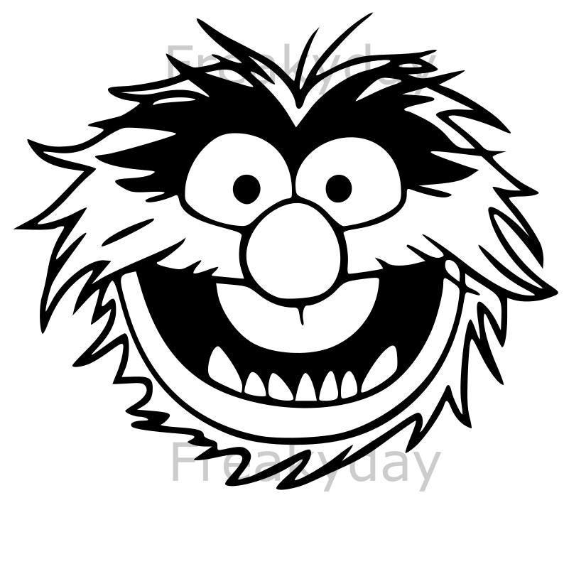 SVG - Animal From the Muppets - Wild and Iconic Character - Digital ...