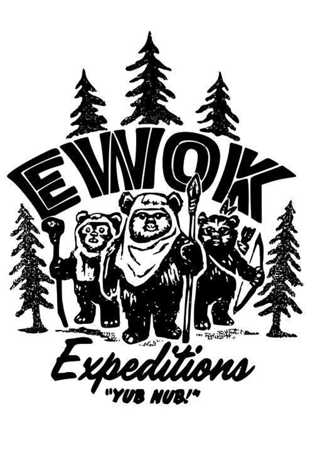 SVG Ewok Expeditions Star Wars Endor Digital Download Cut File - Etsy