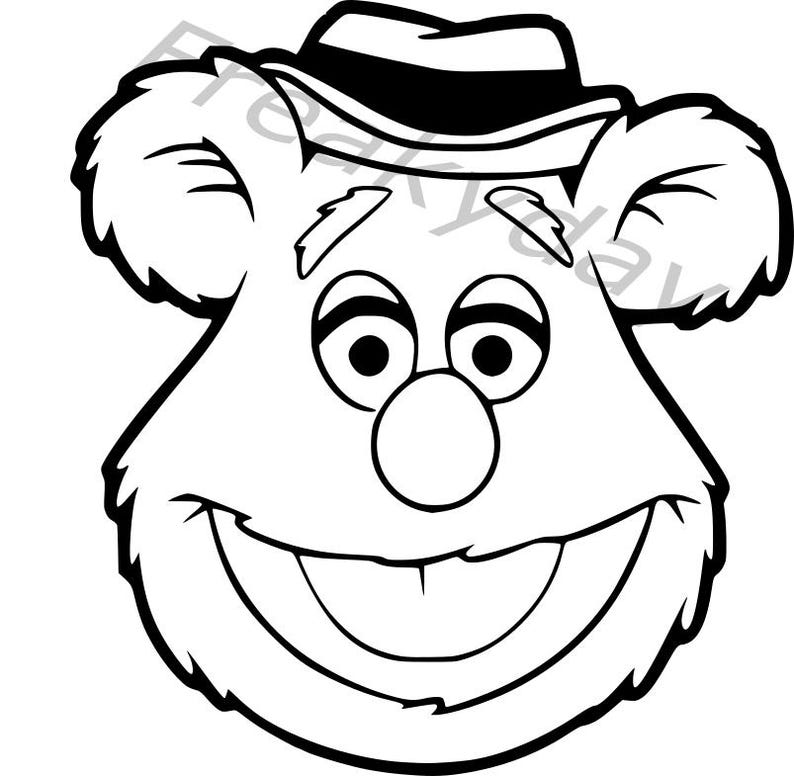 SVG - Fozzie Bear Face SVG: Muppets Cut File (digital Download) - Etsy