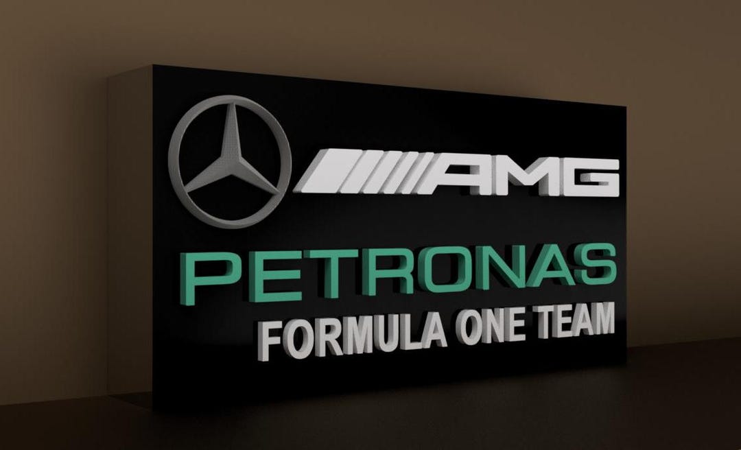 Mercedes F1 Team, Desk, Decor, Organizer, Colecionável, Motorizados, F1 ...