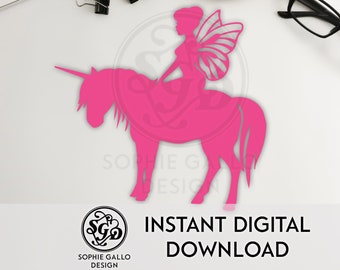 Magical Unicorn SVG DXF PNG Digital Download Files for - Etsy