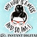 My Hair is a Mess & so Am I Quote/svg DXF PNG Digital Download - Etsy