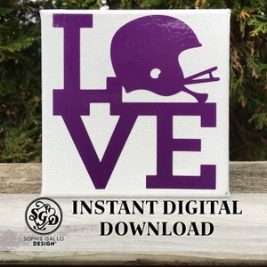 Sports Love Set SVG DXF Digital Download Files for Silhouette - Etsy
