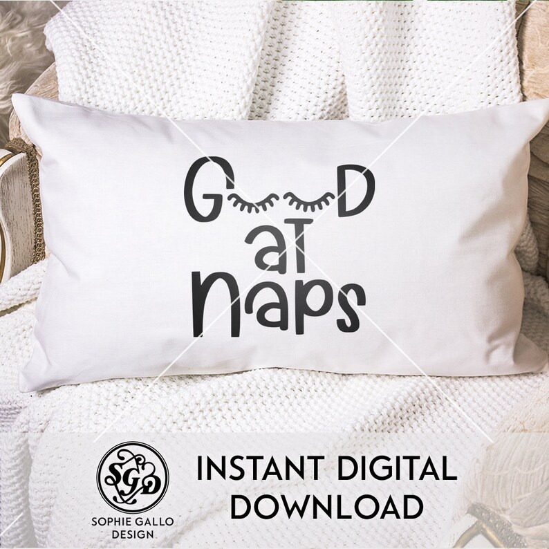 Good at Naps Quote SVG DXF PNG Digital Download Files for - Etsy