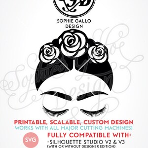 Frida Artist SVG DXF PNG Digital Download Files for Silhouette Cricut ...
