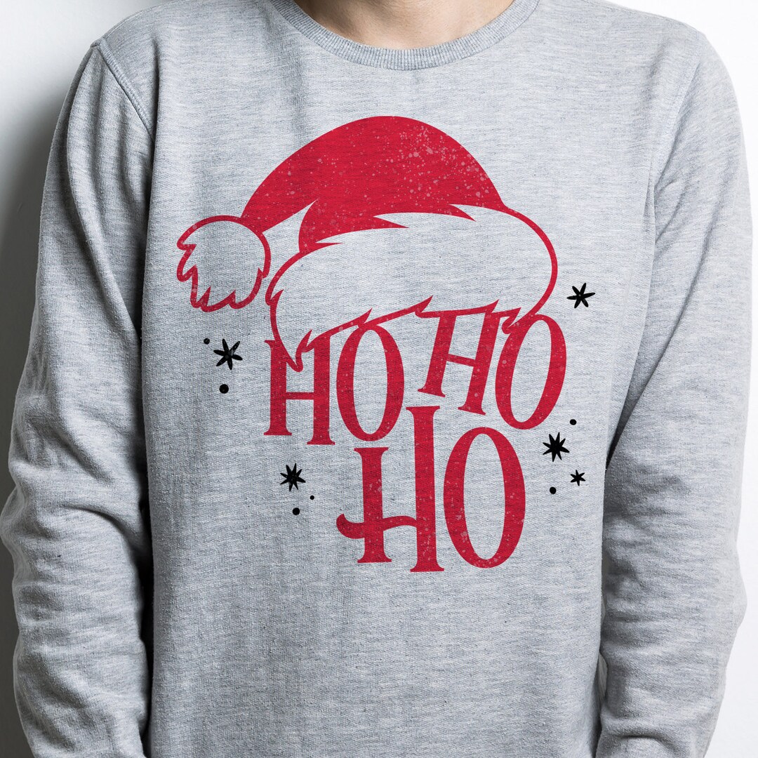 Ho Ho Ho Santa Hat Christmas 2023 SVG DXF & PNG Digital - Etsy