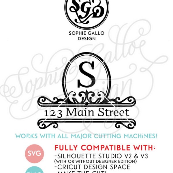 Address Sign Dxf - Etsy