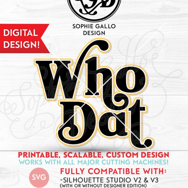 Who Dat - Etsy